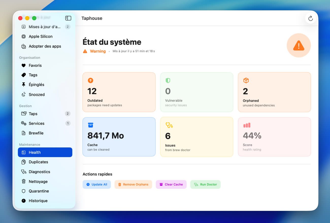 Taphouse démystifie le gestionnaire de paquets Homebrew sur Mac