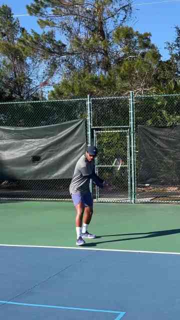 Tennis backhand follow through tips