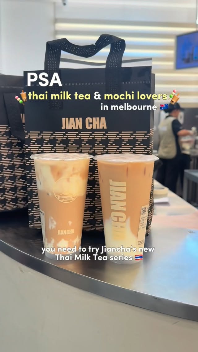 Melbourne’s new Thai milk tea series comes with a mochi twist