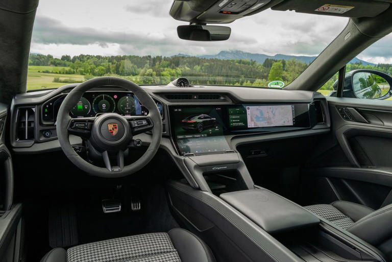 Take a peek inside the 2026 Porsche Cayenne Electric Coupe