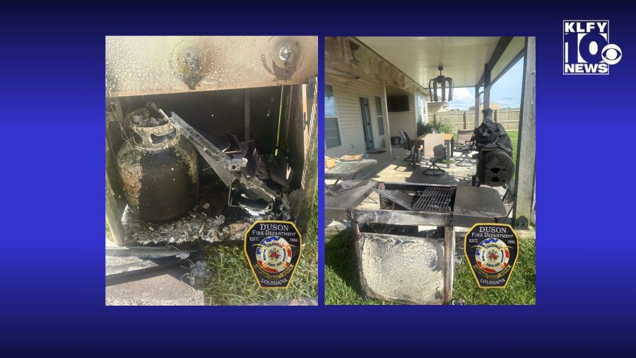 Gas grill fire causes moderate damage to Duson home on Memorial Day
