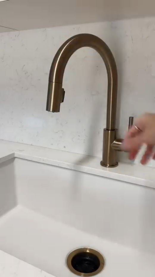 Modern kitchen sink and faucet upgrade