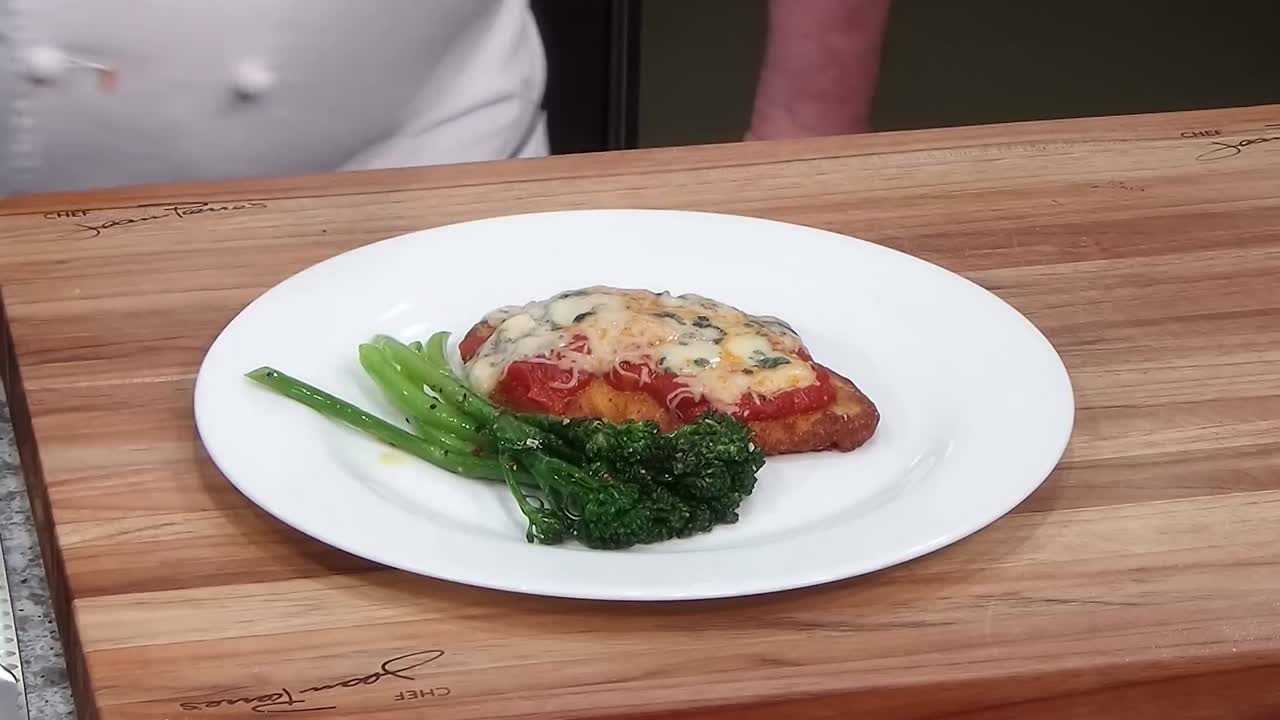 Transform your chicken Parmesan with buffalo flavor