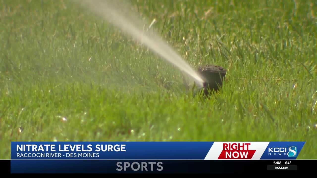 Nitrate levels in Raccoon River spike in the last week