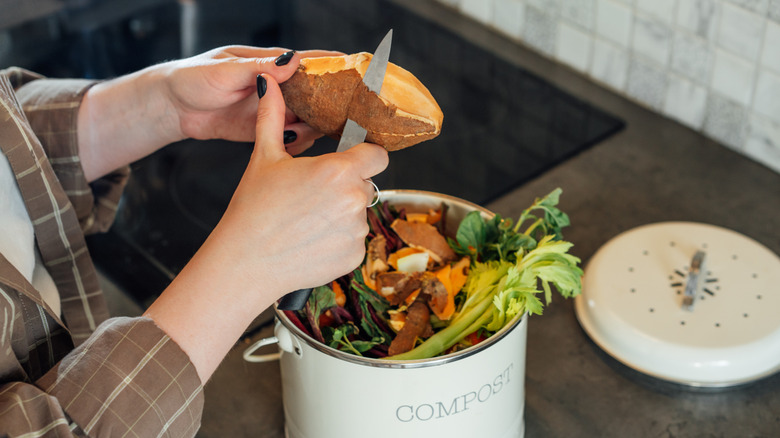 Not banana peels or coffee grounds: The kitchen scrap you can add to ...