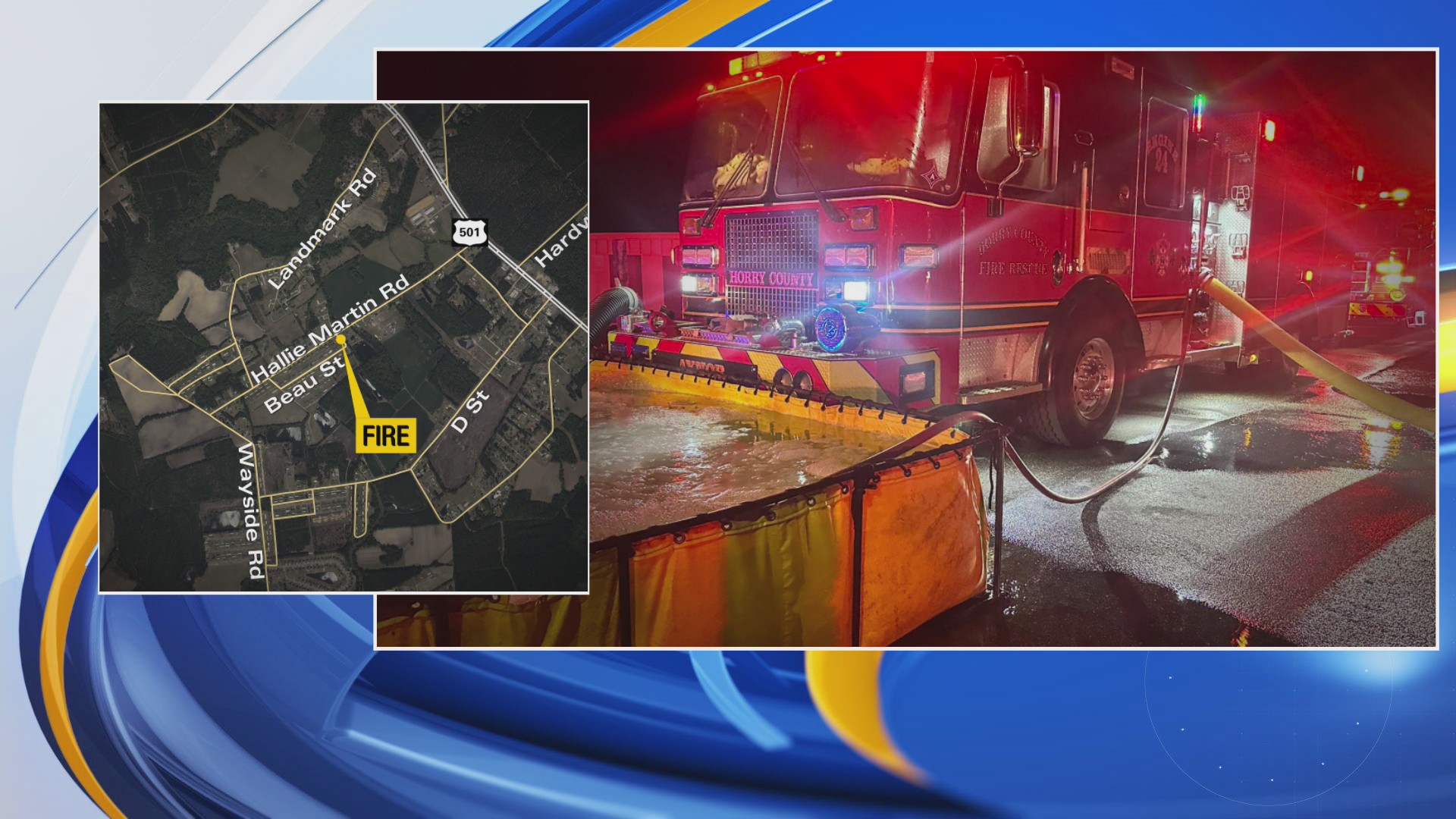 6 displaced after Conway area mobile home fire