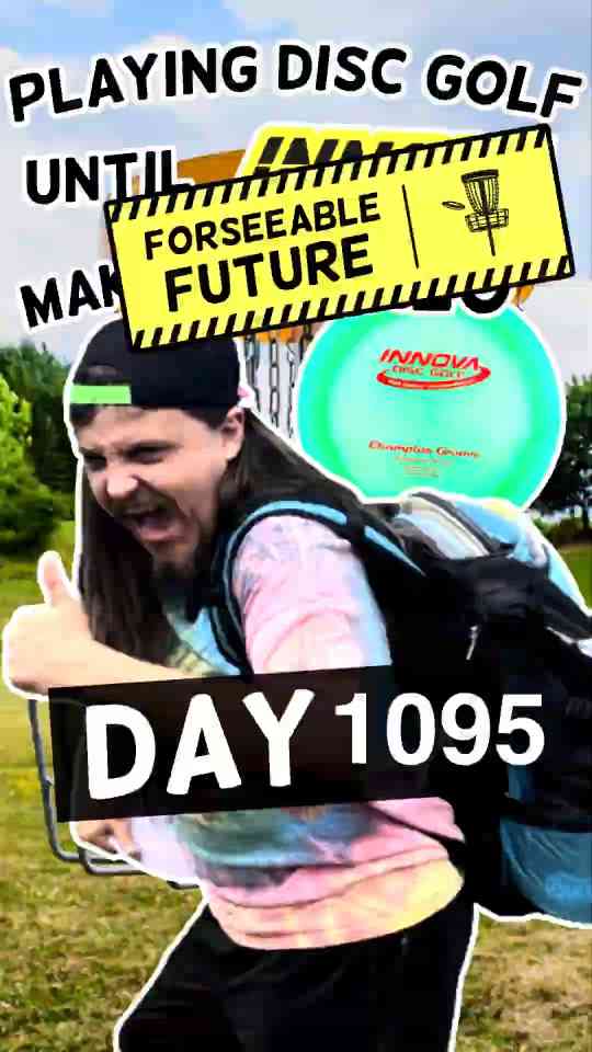 The disc golf shot that made day 1095 unforgettable