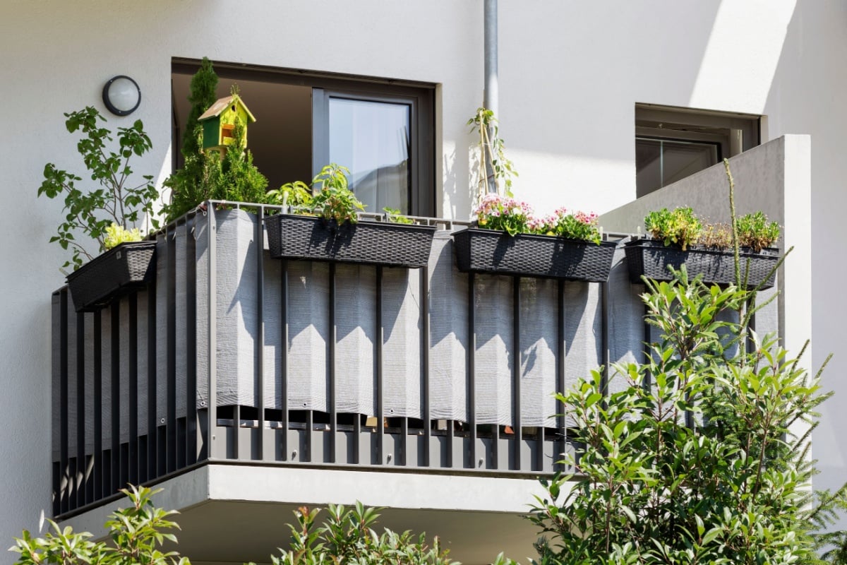 Hai un balcone ma vuoi privacy? Migliori idee mini invasive che non ...