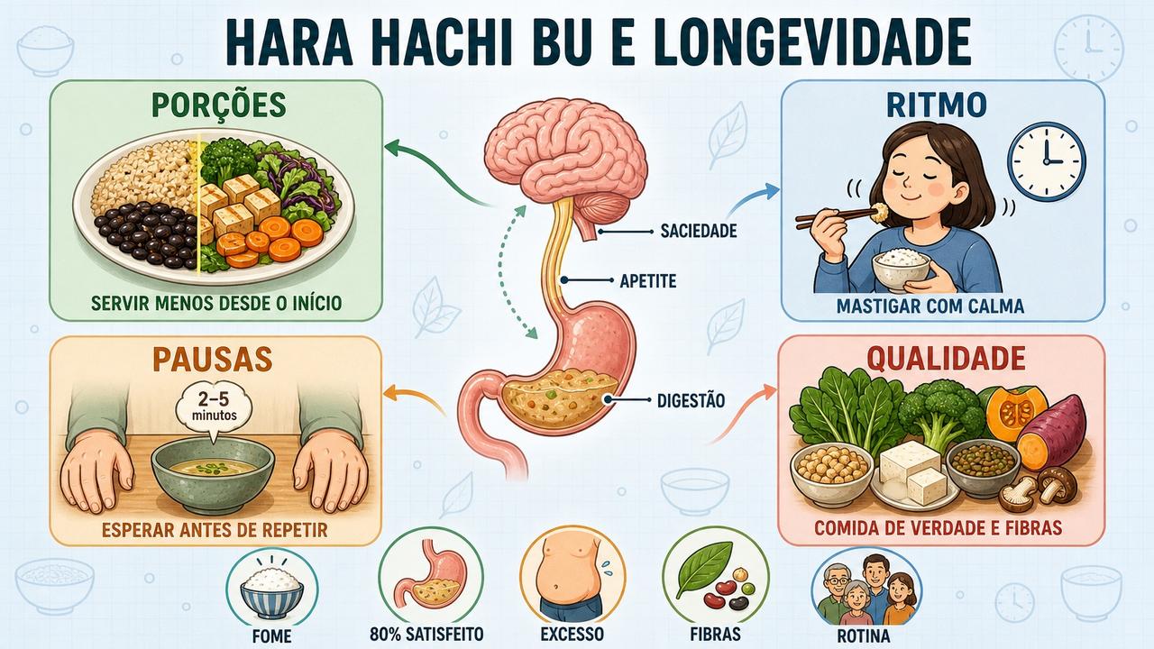 Os habitantes de Okinawa comem até ficarem 80% satisfeitos e vivem mais ...
