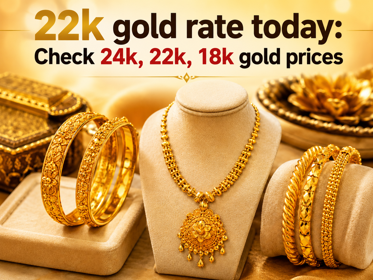 22k gold rate today: Check 24k, 22k, 18k gold prices (May 26, 2026) at ...
