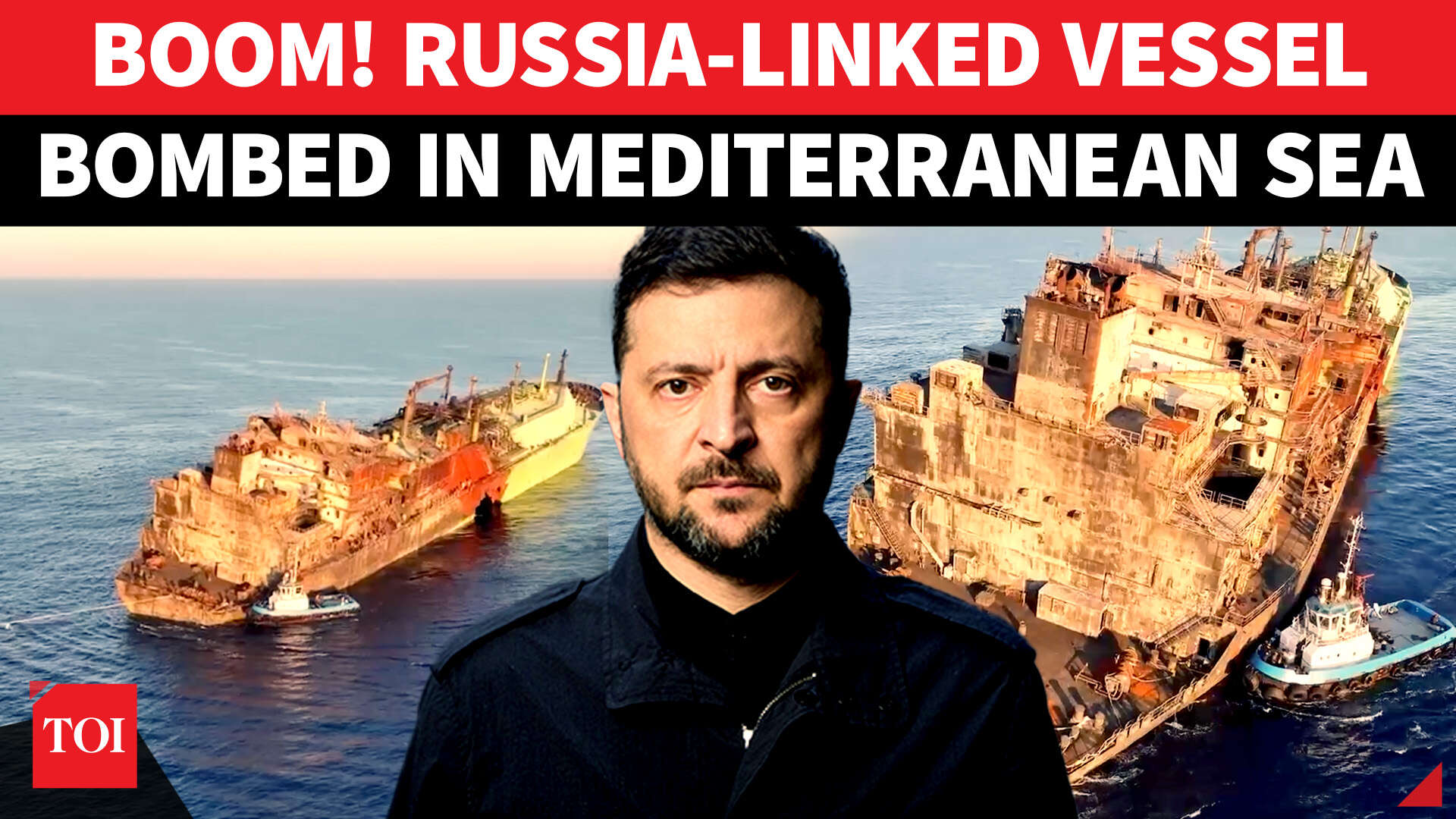 Russia-linked vessel bombed; ‘Arctic Metagaz’ damage video released by ...