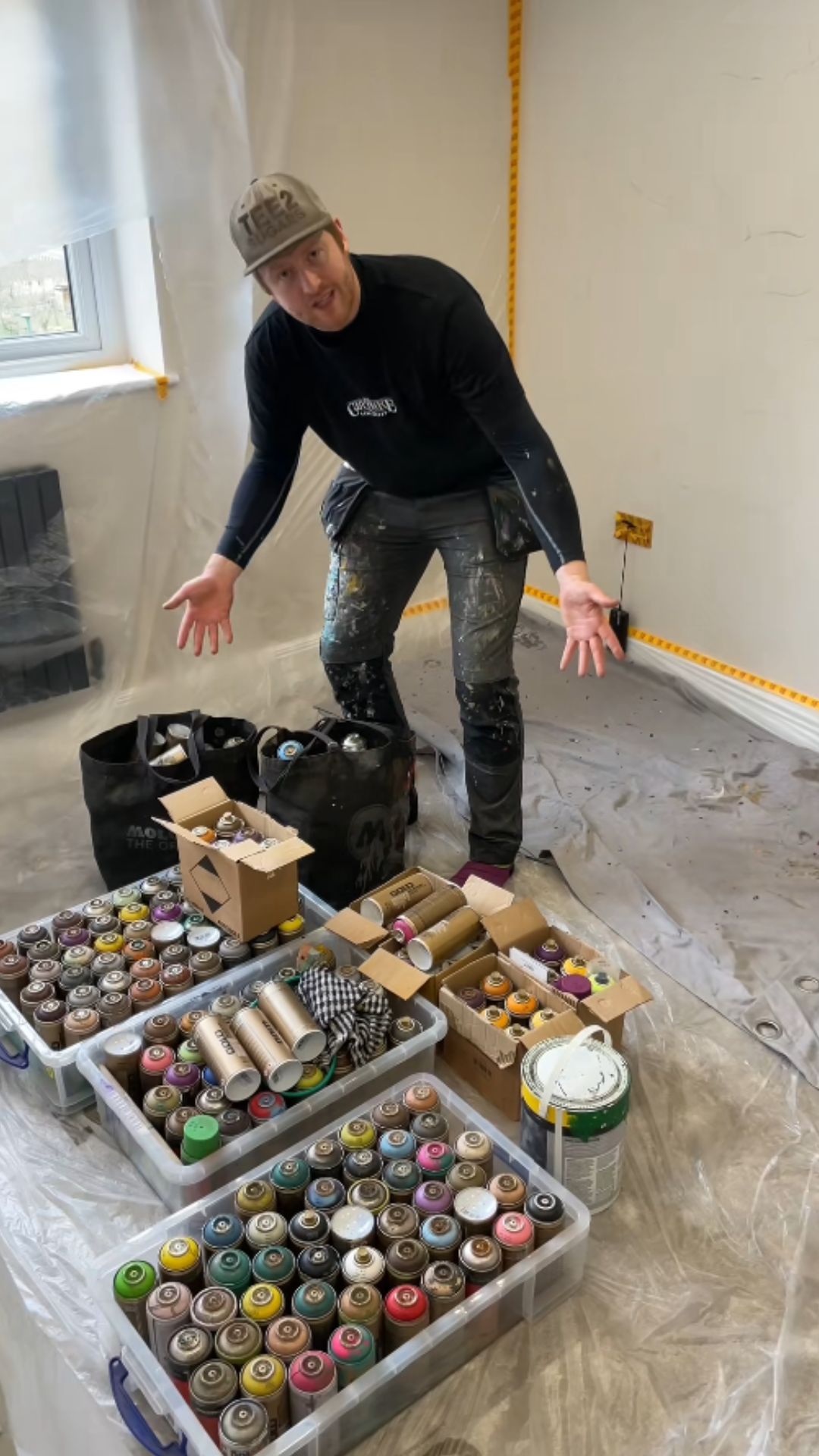 Behind the scenes: Preparing a wall for painting