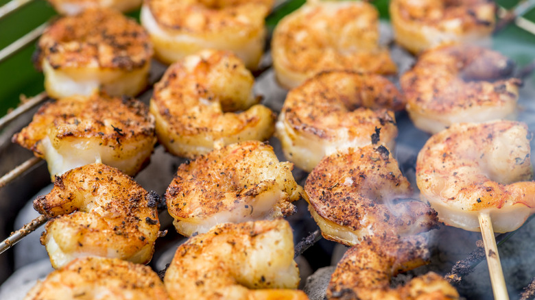 Keep vegetables and shrimp from falling through grill grates with this ...