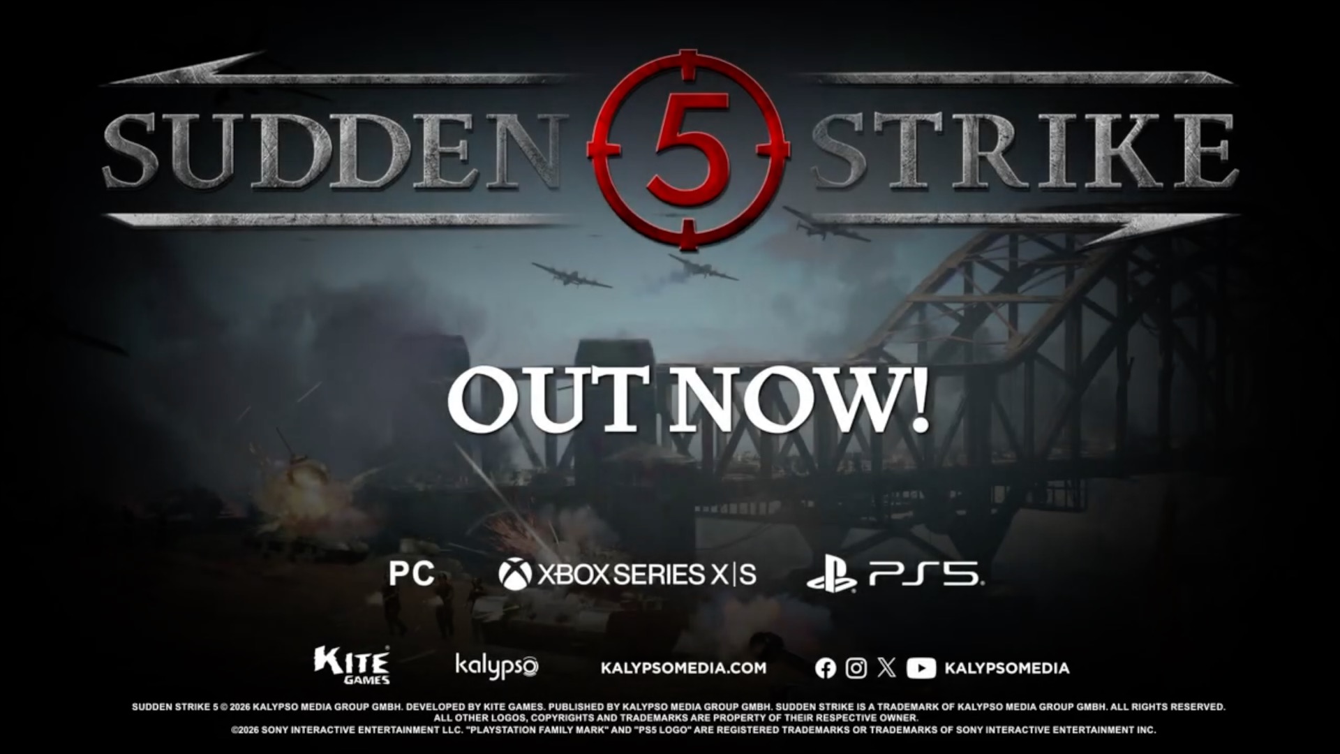 Sudden Strike 5 official launch trailer