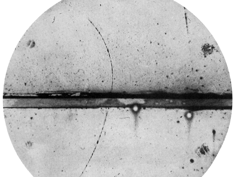 In 1932, a strange curve in a cloud chamber became humanity’s first ...