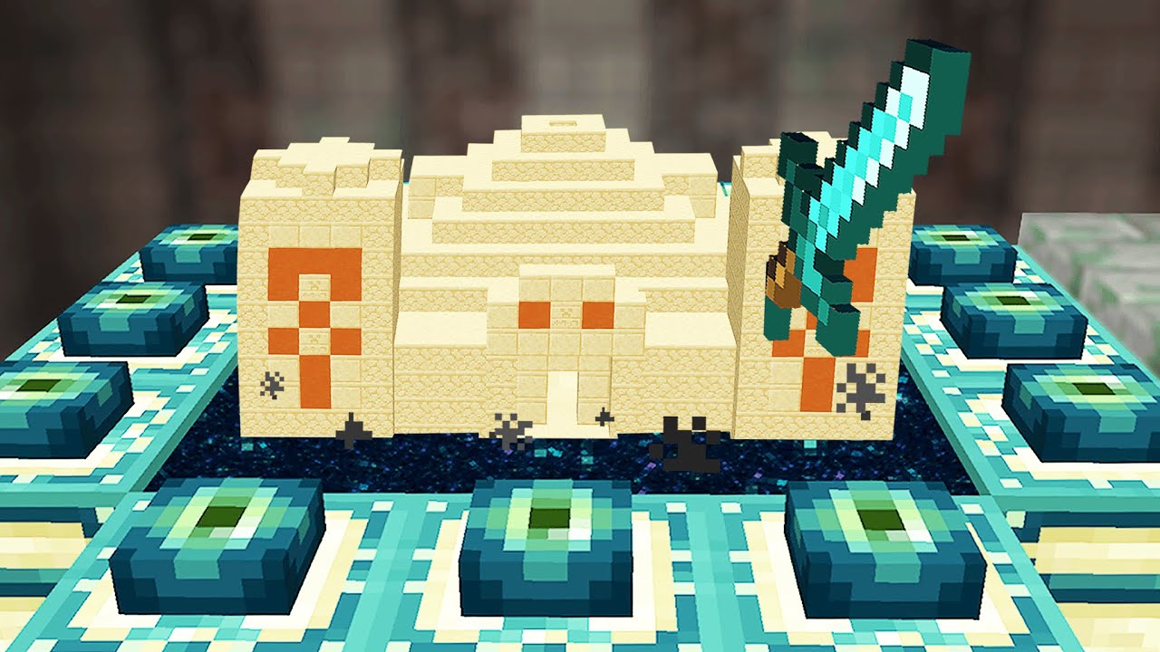 Watching as common world structures beat the entire Minecraft game