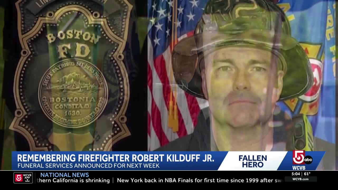 Funeral arrangements set for fallen Boston firefighter