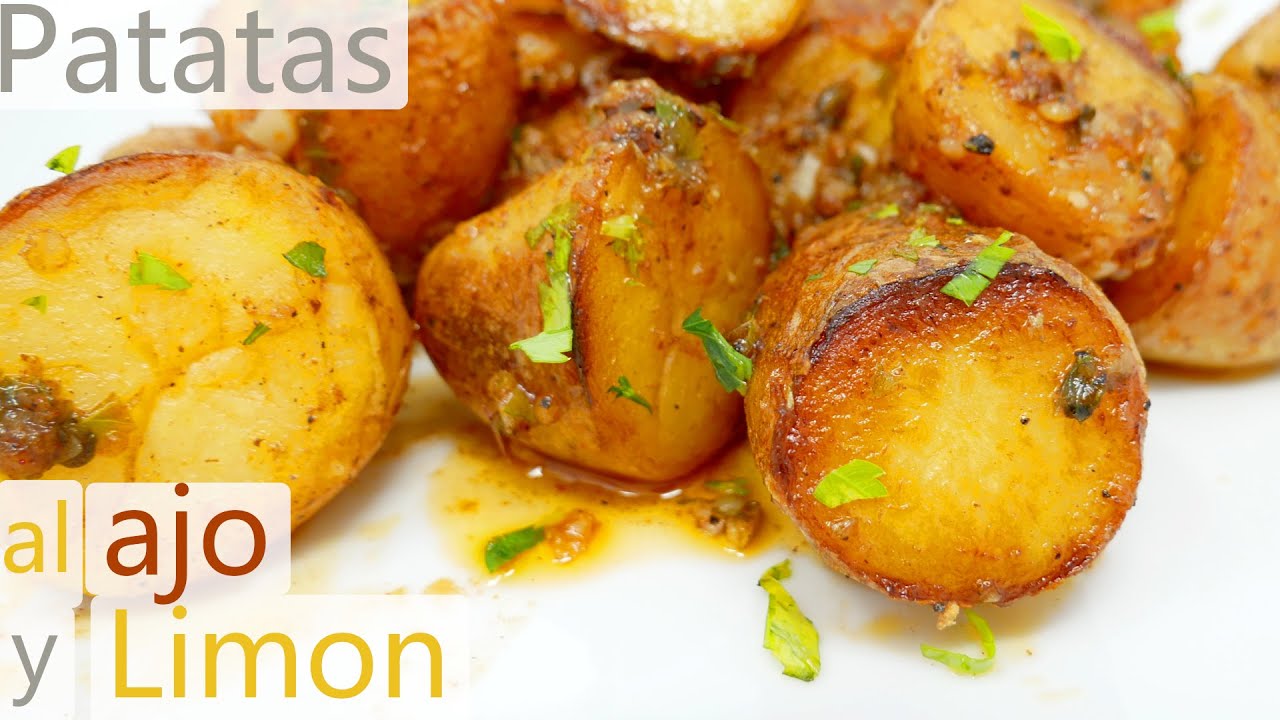 Patatas al ajillo y limón fáciles de preparar, perfectas para cualquier ...