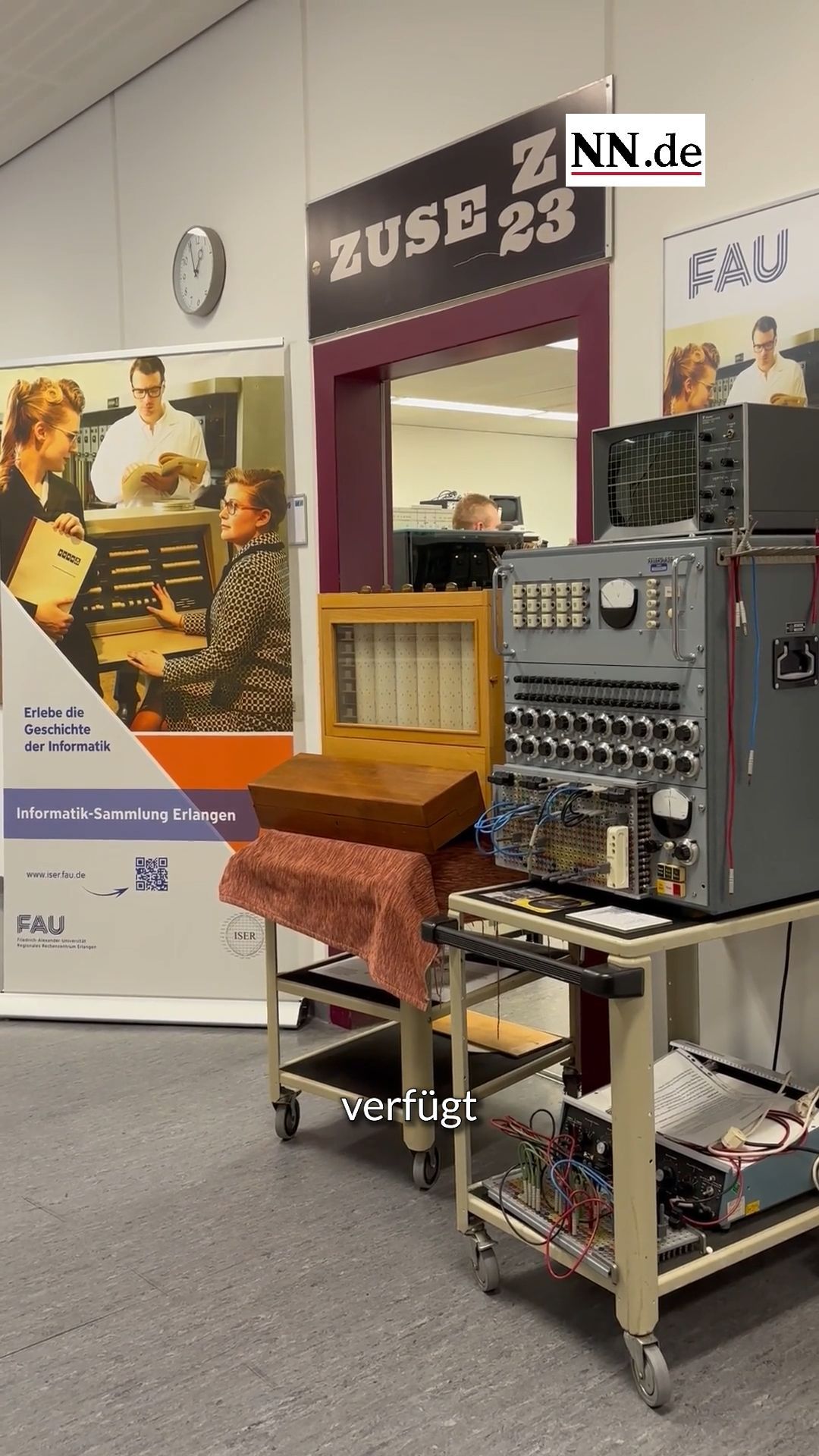 Einer der ältesten PCs der Welt wird 65 Jahre alt - Zuse Z23 an der FAU ...