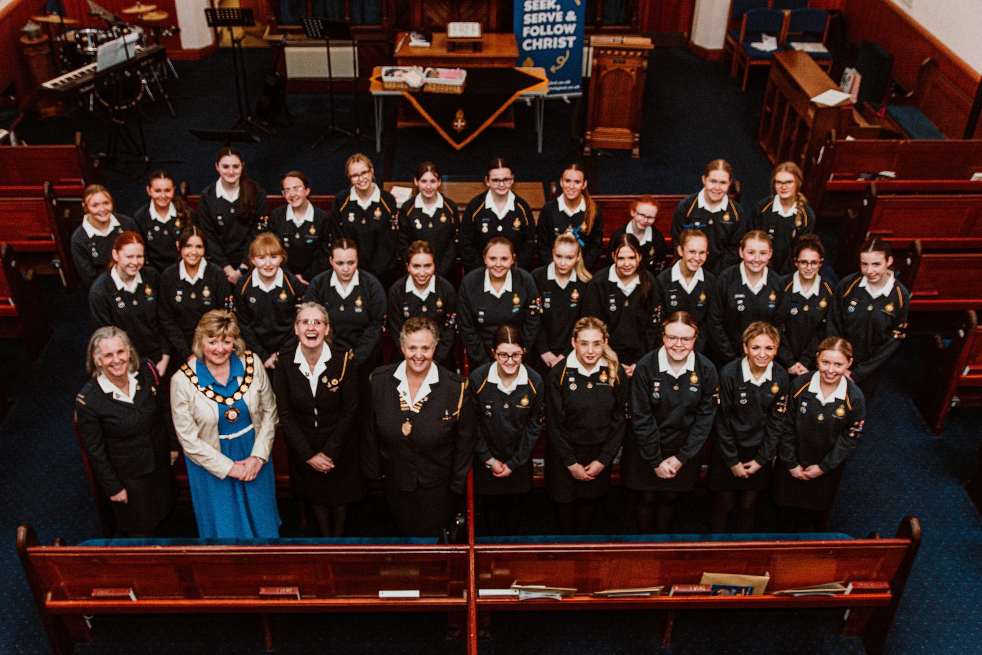 Girls' Brigade Northern Ireland Queen's Award event in Co Tyrone