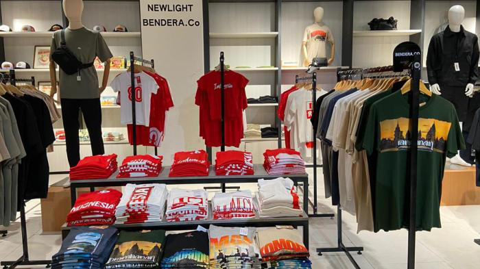 Merah Putih di dada: Kisah jatuh bangun kaos bendera dan tangan dingin ...