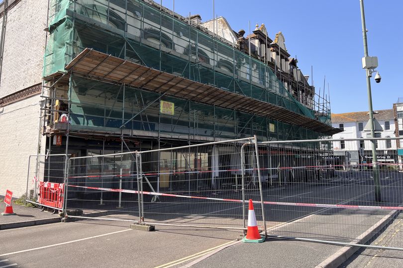 Major disruption in Paignton after shock building collapse