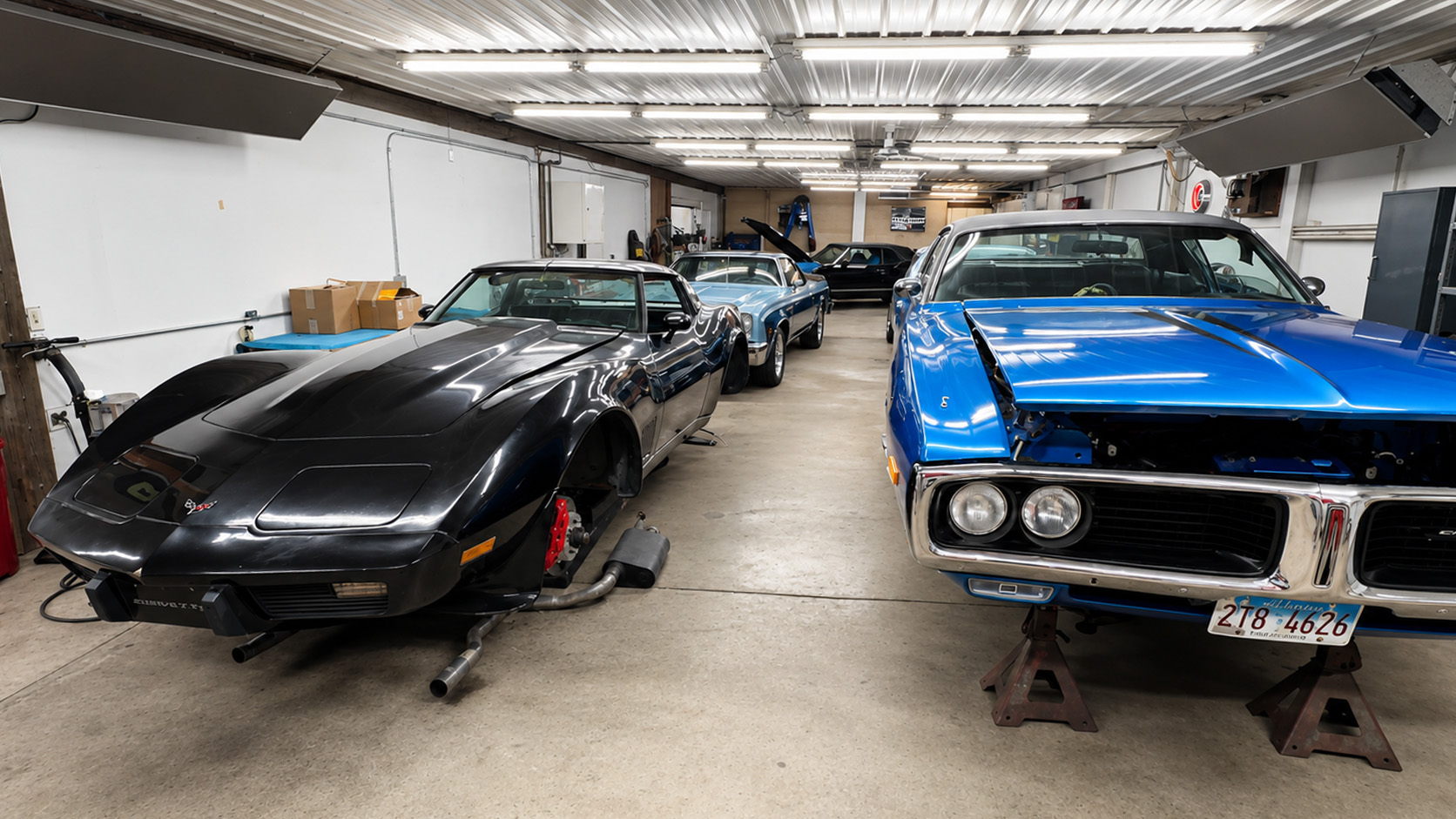 Inside V8 Speed & Resto where pro-touring muscle cars take shape