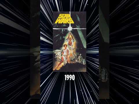 'Star Wars: Episode IV – A New Hope' posters through the years