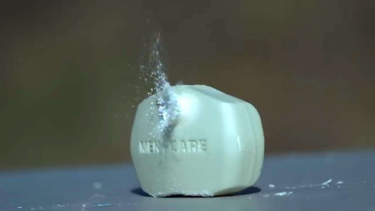 He shot soap at 100,000 FPS... and then the inside opened up