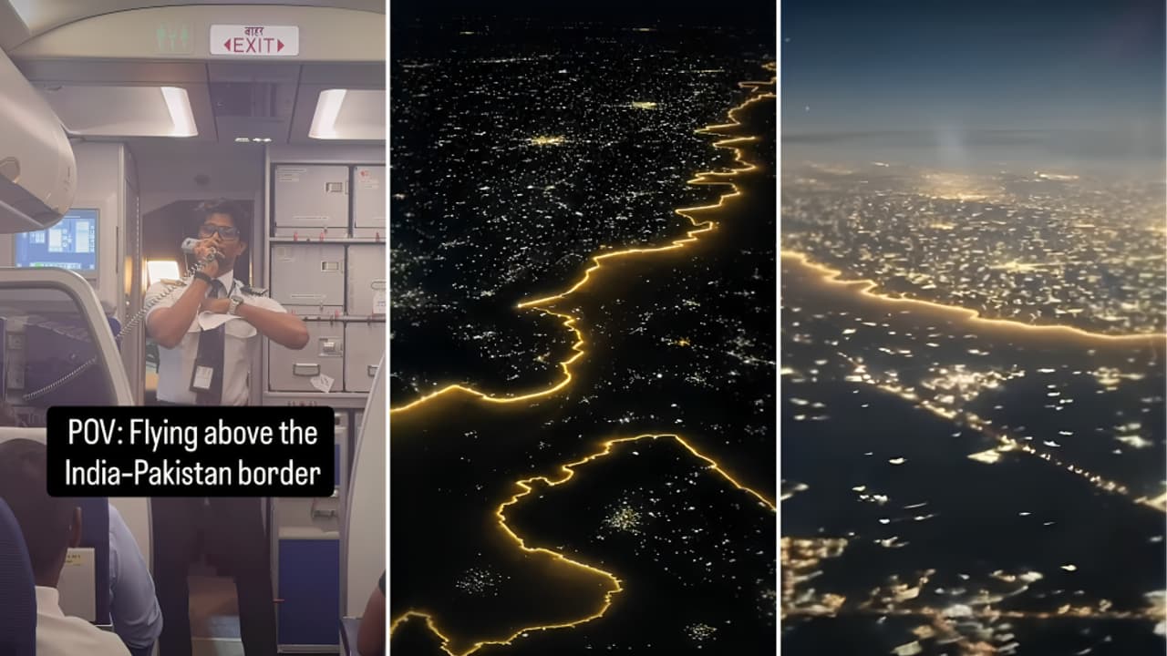 IndiGo pilot captures stunning night view of heavily guarded India ...