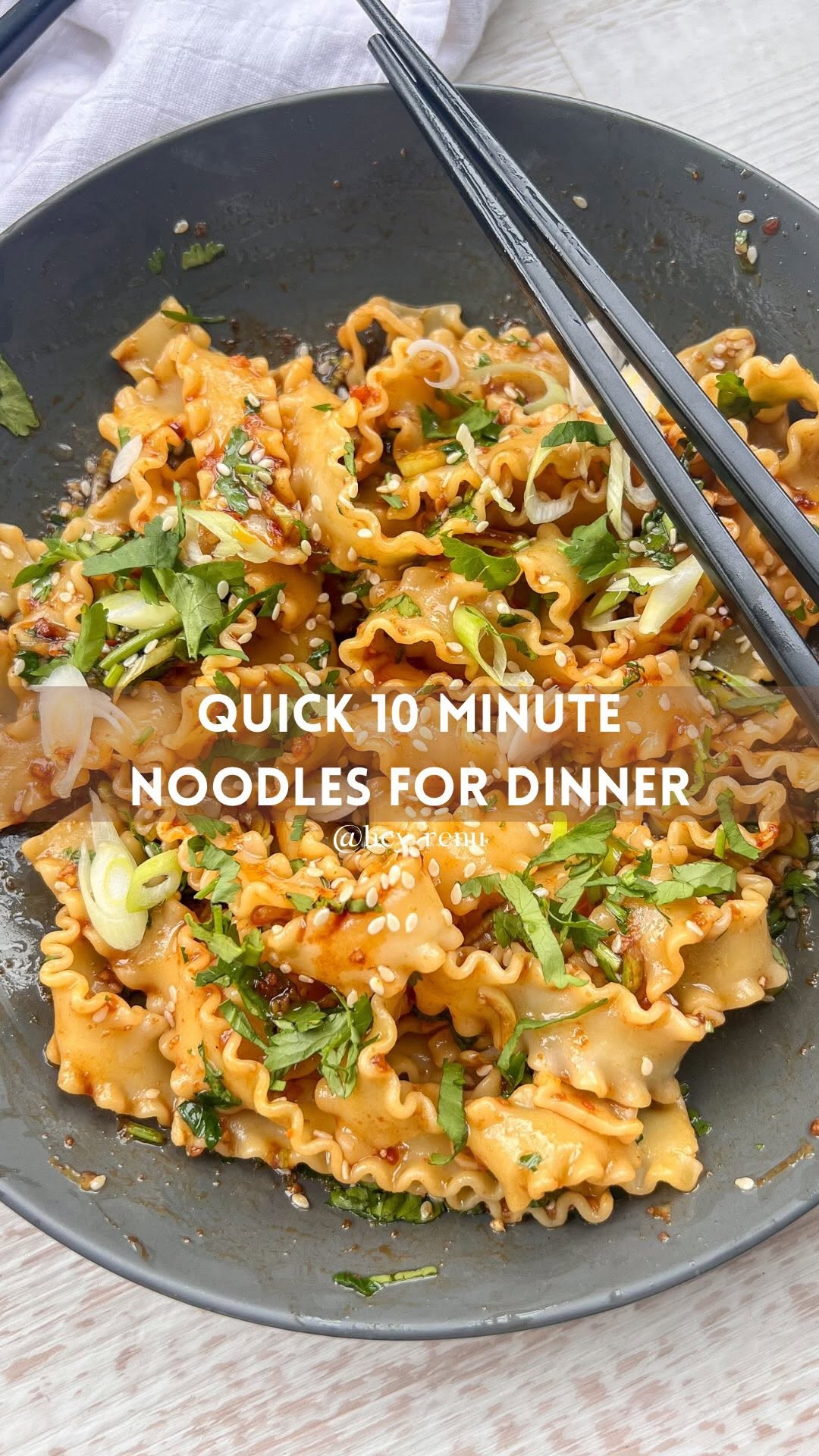 10 minute chilli lemon coriander noodles you’ll crave again
