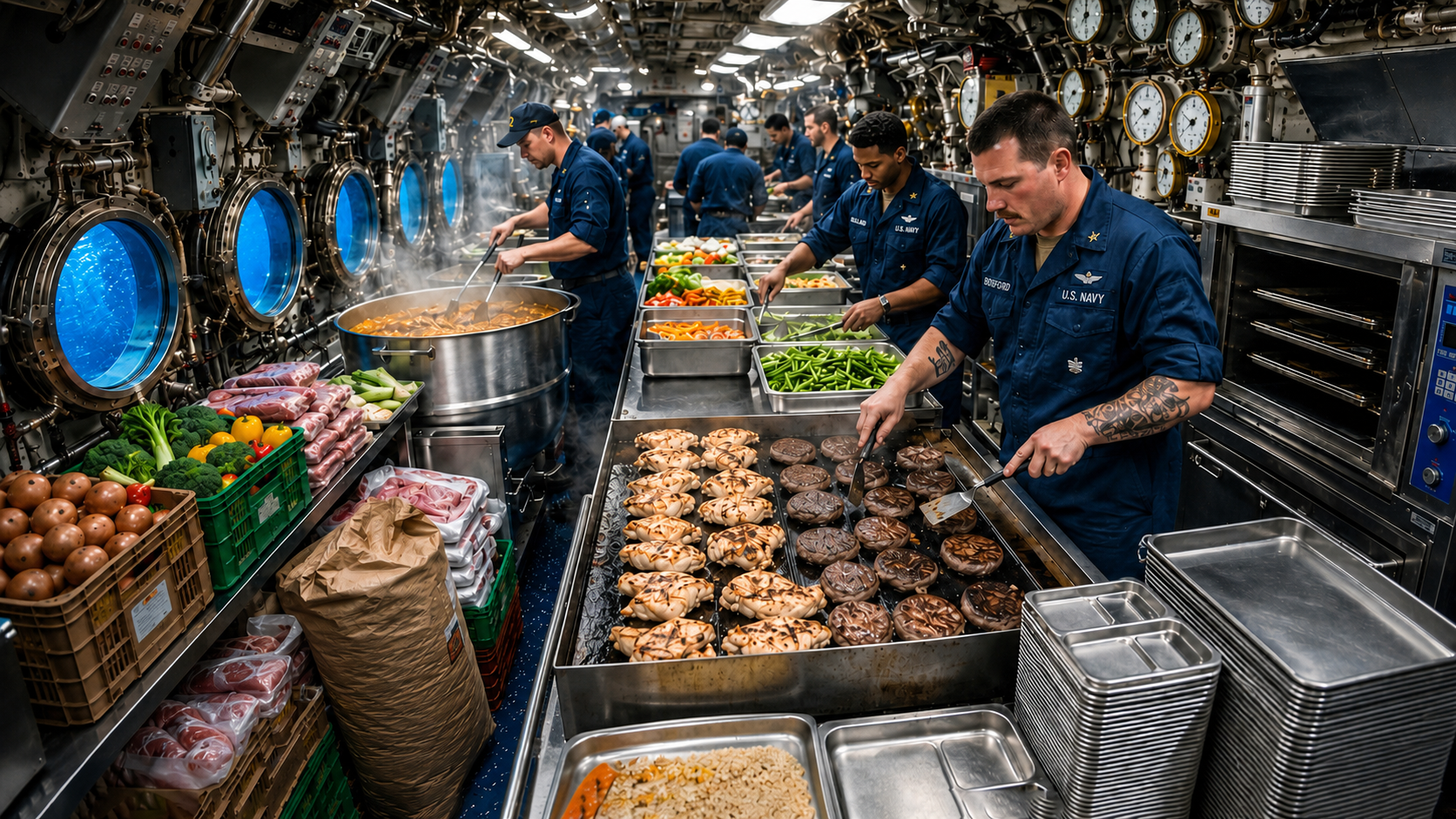 Inside life and operations aboard US Navy submarines