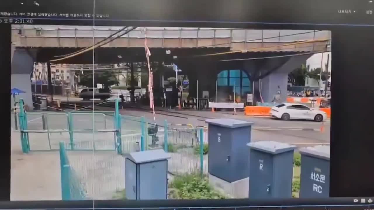 Overpass demolition collapse kills two and injures six in Seoul