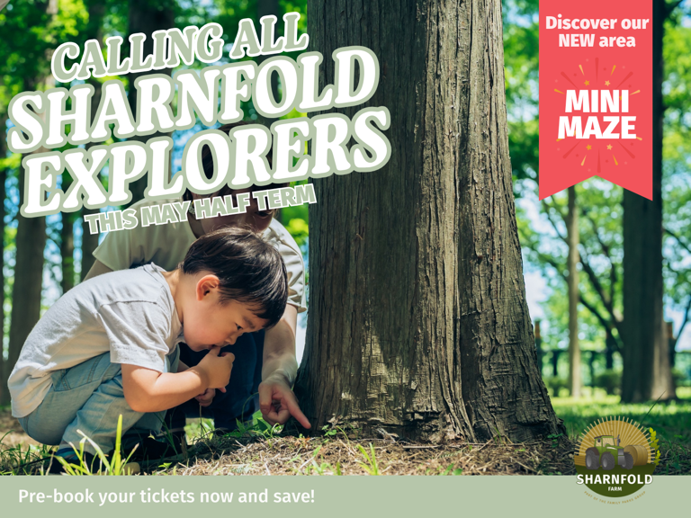 Sharnfold Farm announces fun-filled May half term event week