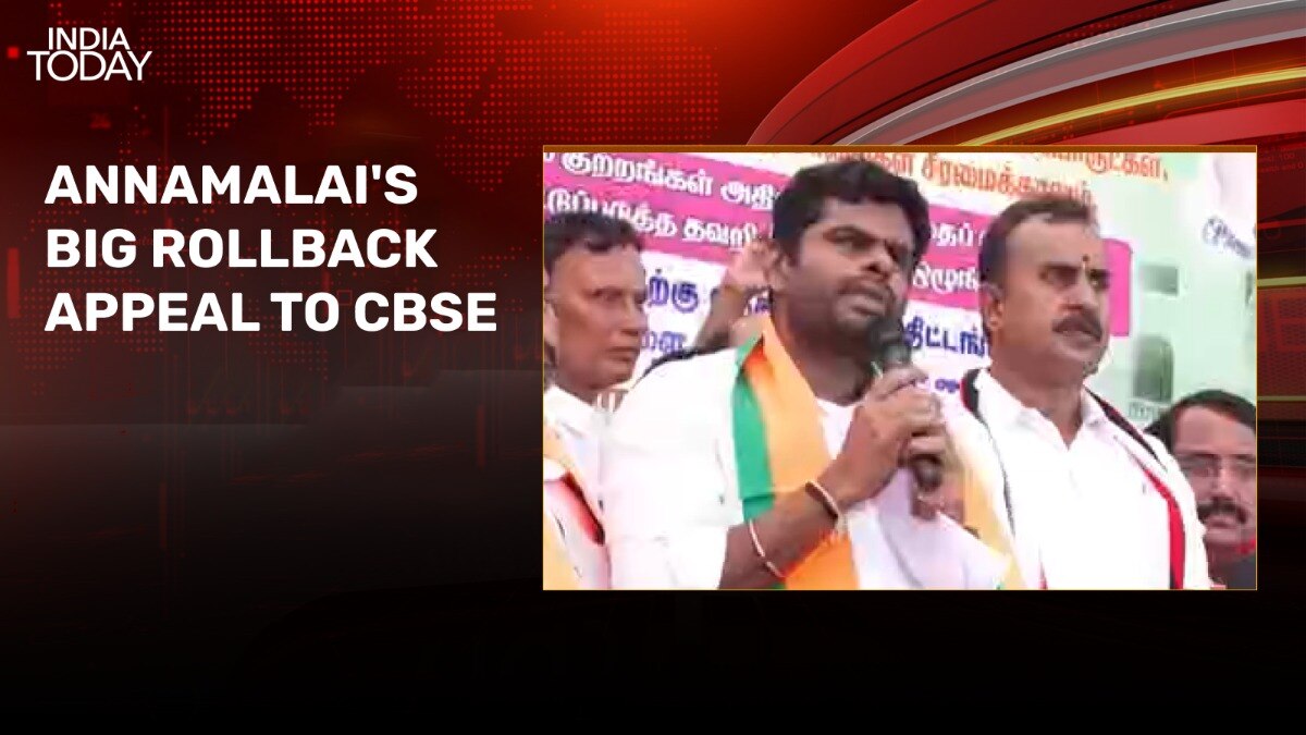 Annamalai calls for ending three-language policy for Class 9 students