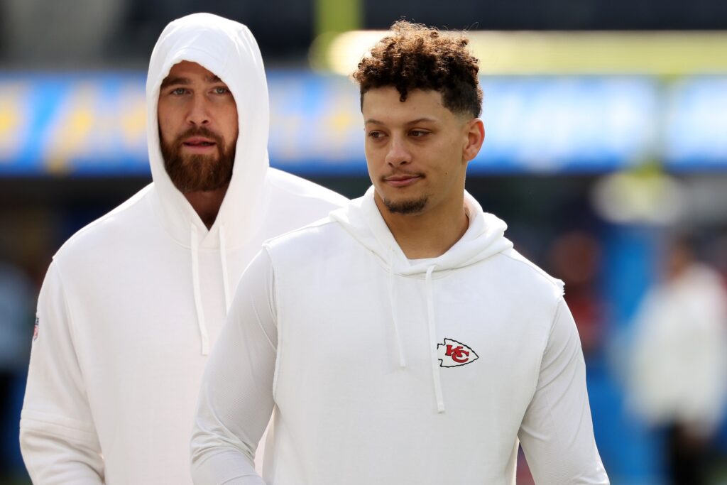 Patrick Mahomes trolls Travis Kelce after Chiefs TE buys minority stake ...