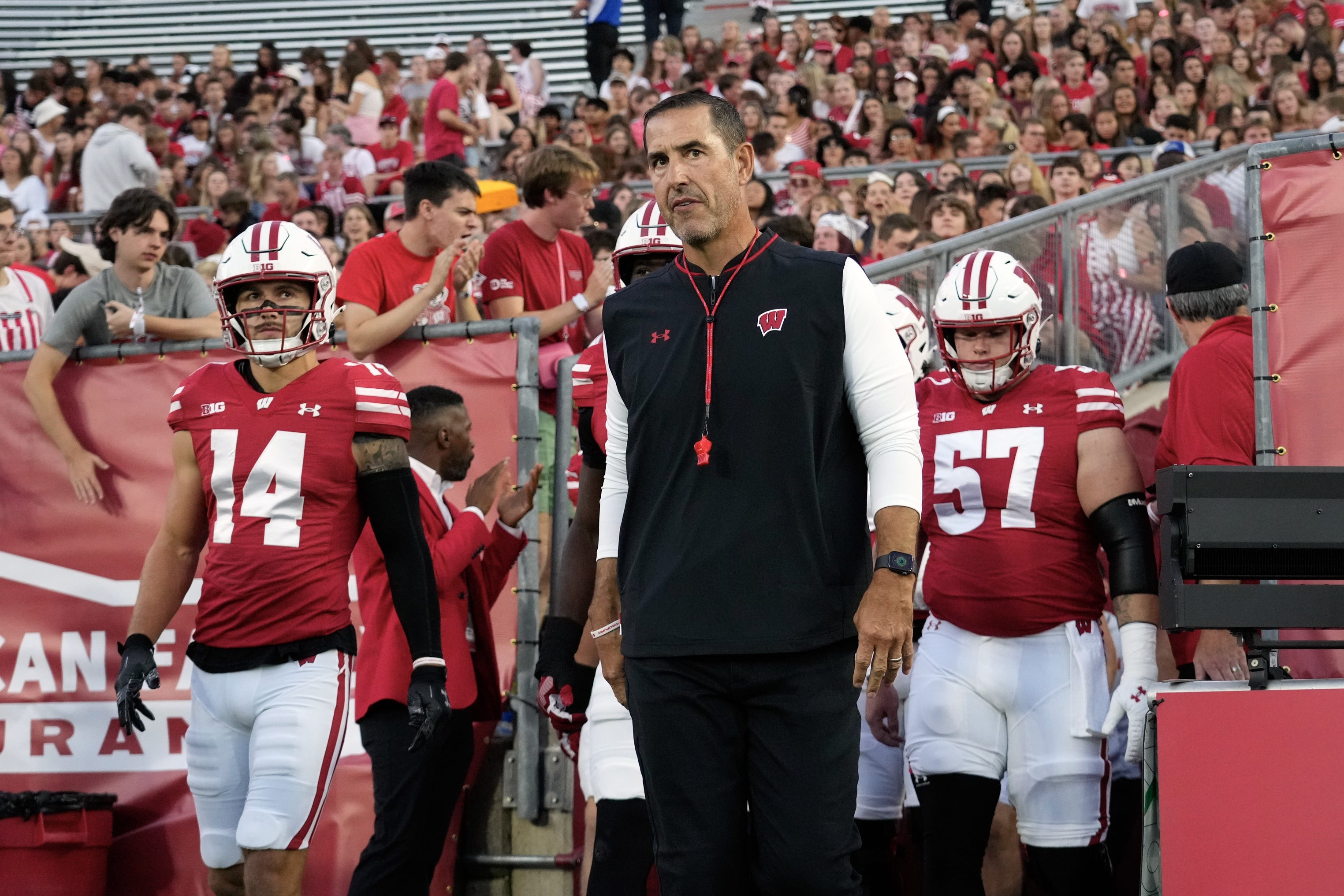 Does Wisconsin football have a single player in the nation's top 100?