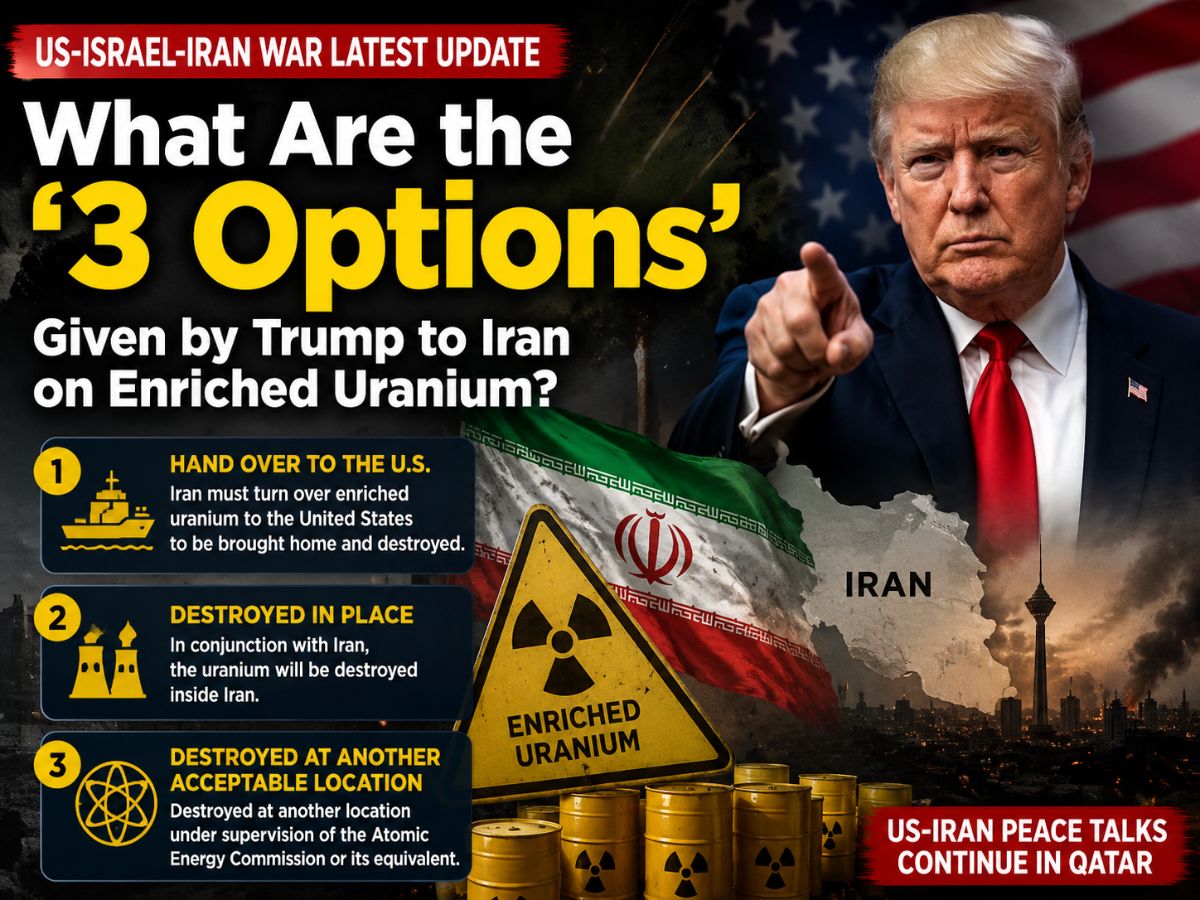 US-Israel-Iran War Latest Update: What Are the '3 Options' Gievn by ...