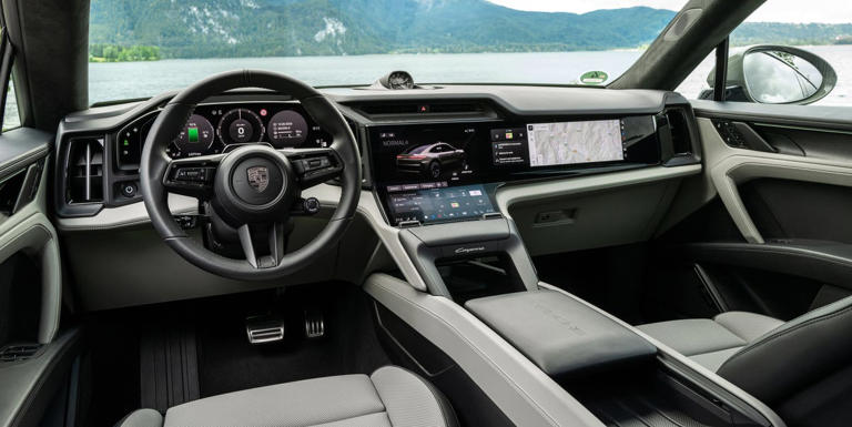 Take a peek inside the 2026 Porsche Cayenne Electric Coupe