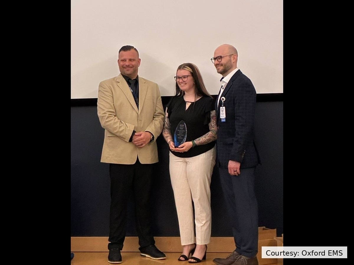 Oxford EMS honored for bus crash response