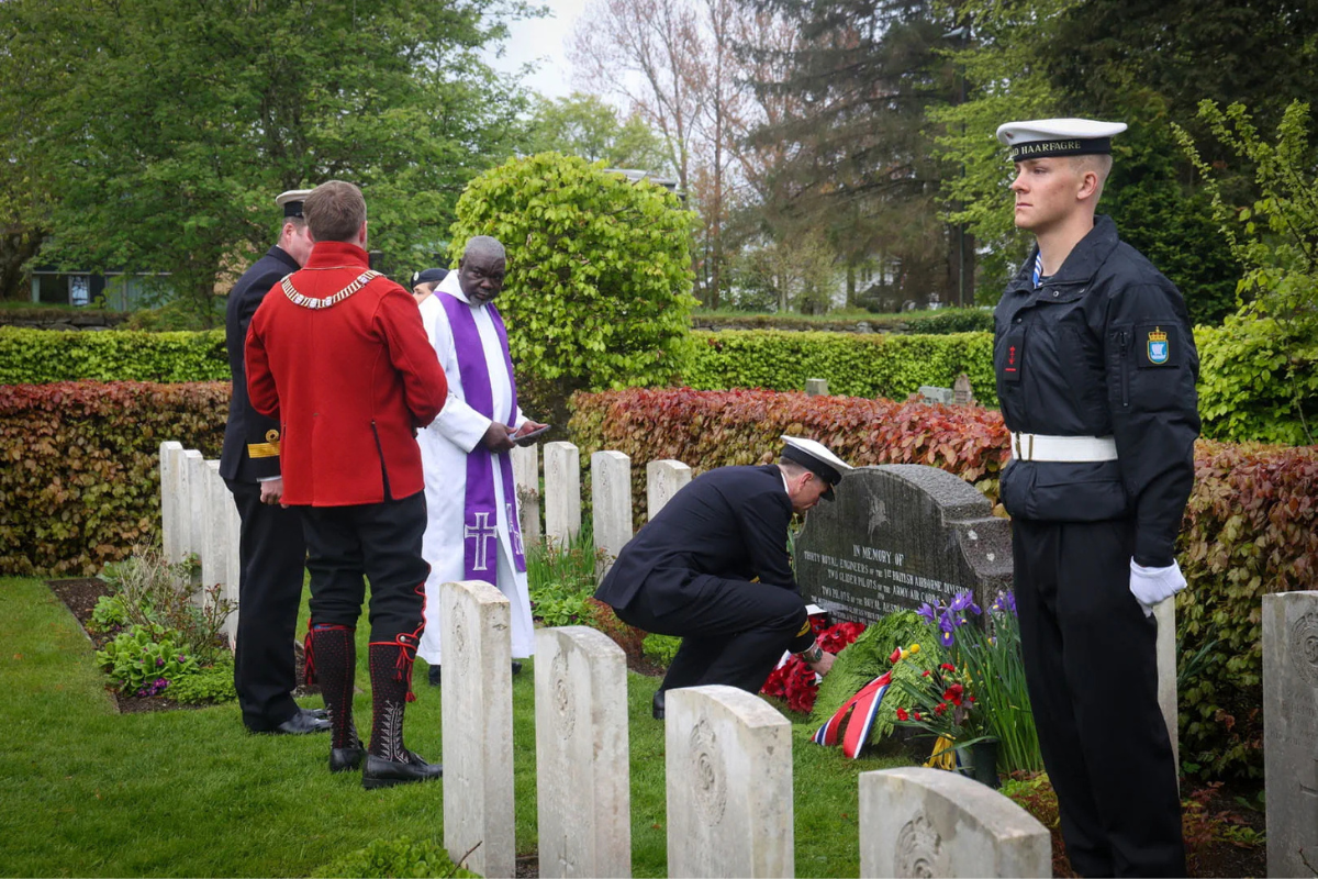 Sombre HMS Prince of Wales sailors pay tribute to those killed after ...