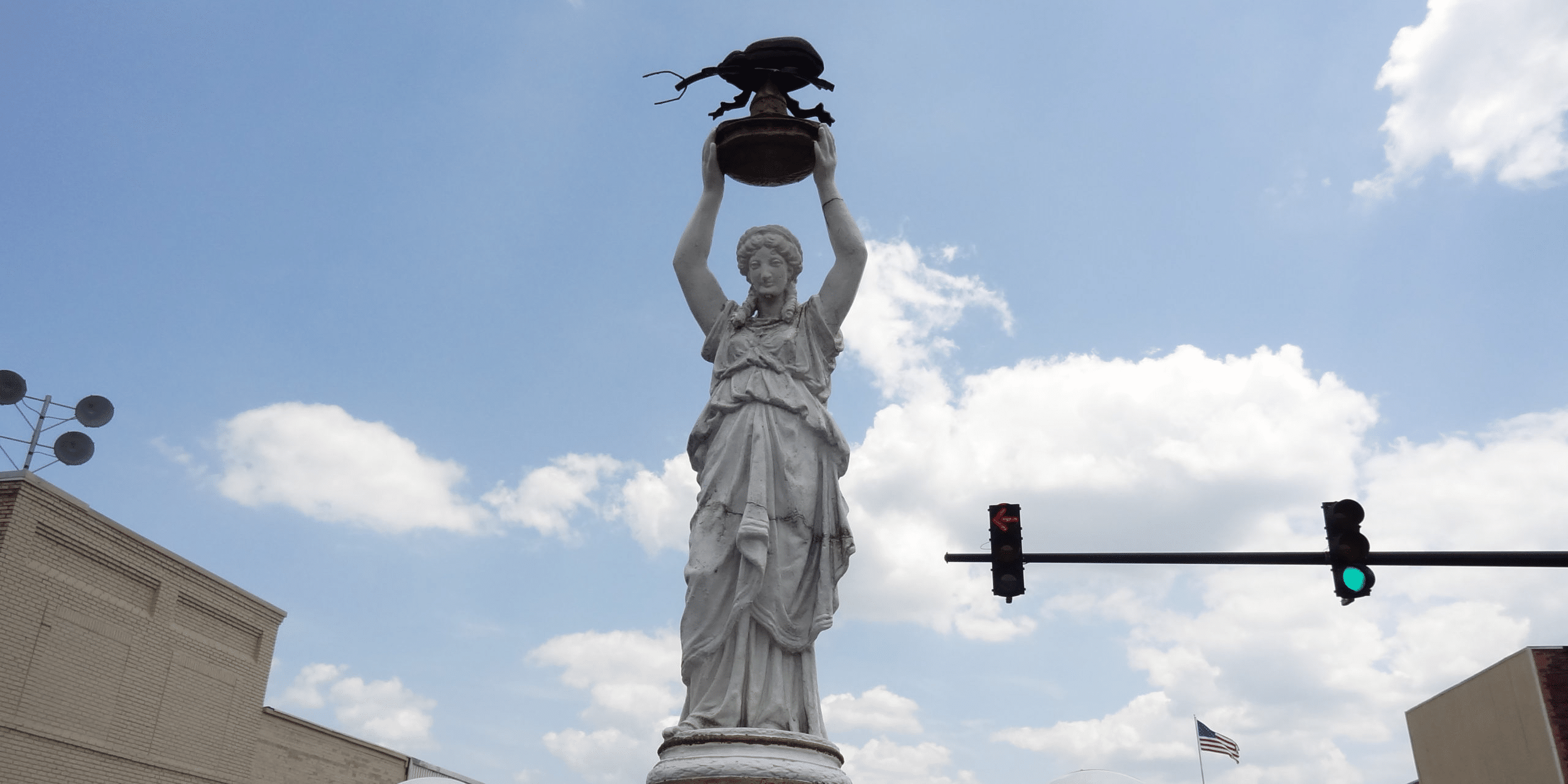Very big monuments of relatively minor things