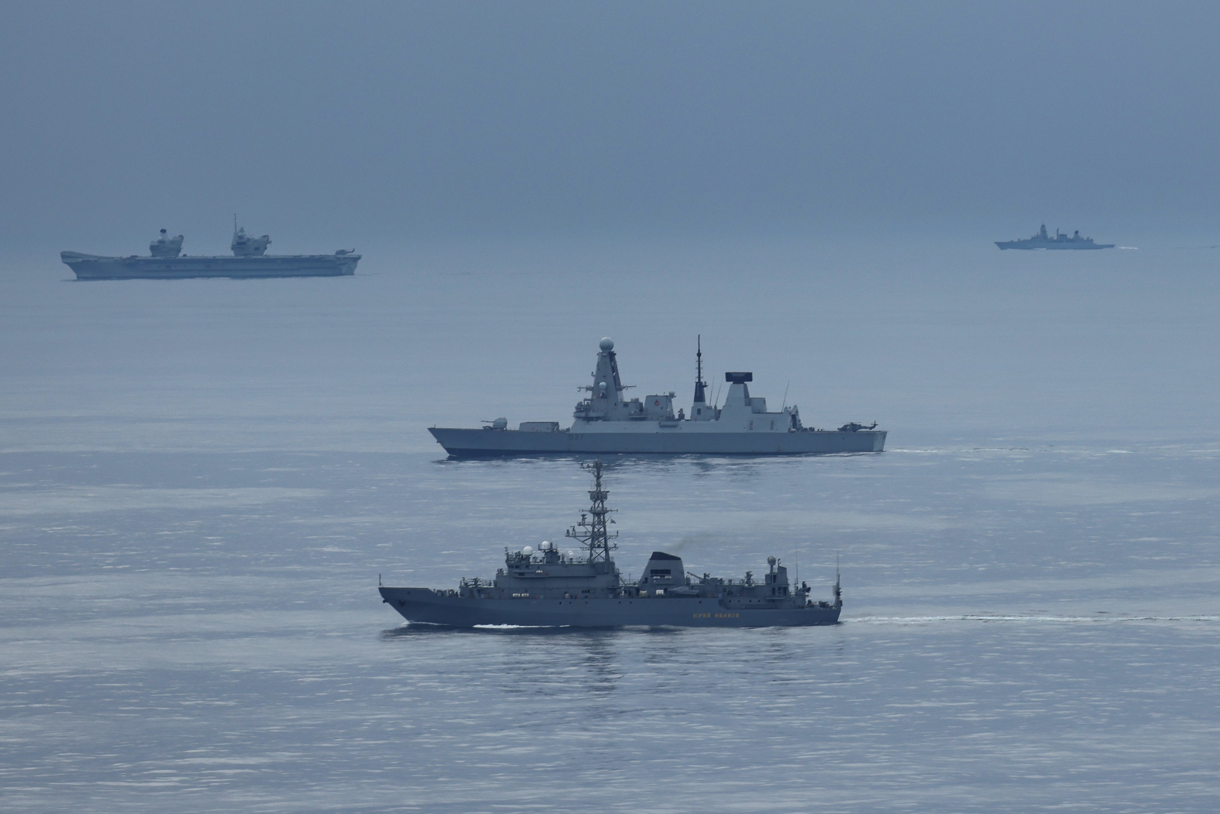 'We are watching': 'Aware' HMS Prince of Wales and NATO allies react to ...