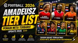 Amadeusz eFootball 2026 tier list terbaru, ini pemain meta paling OP ...