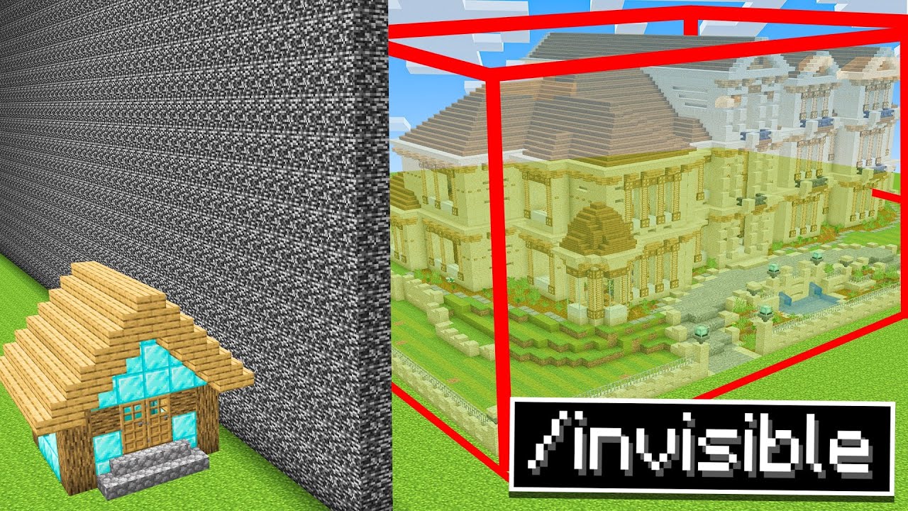 I cheated with invisible blocks in a Minecraft build battle