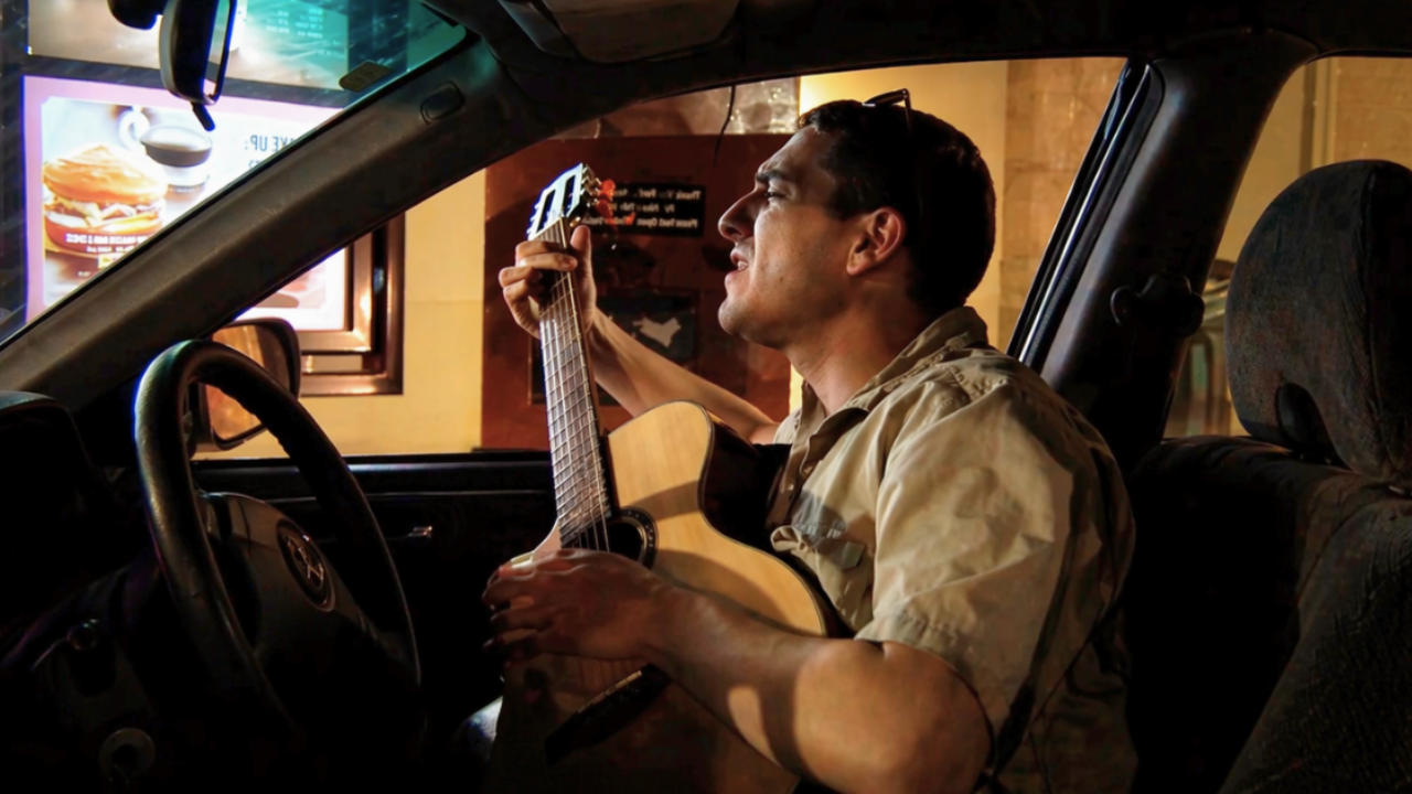 Drive-thru staff react to a musical fast-food order