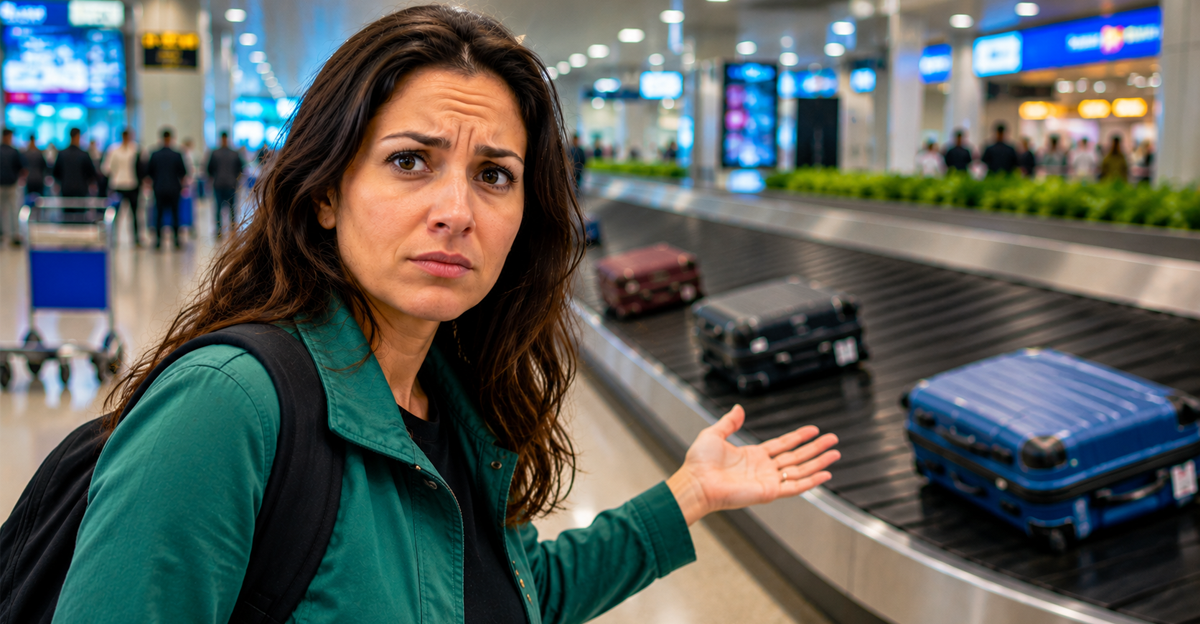 My luggage was lost, and no one could tell me where it was. Aren't I ...