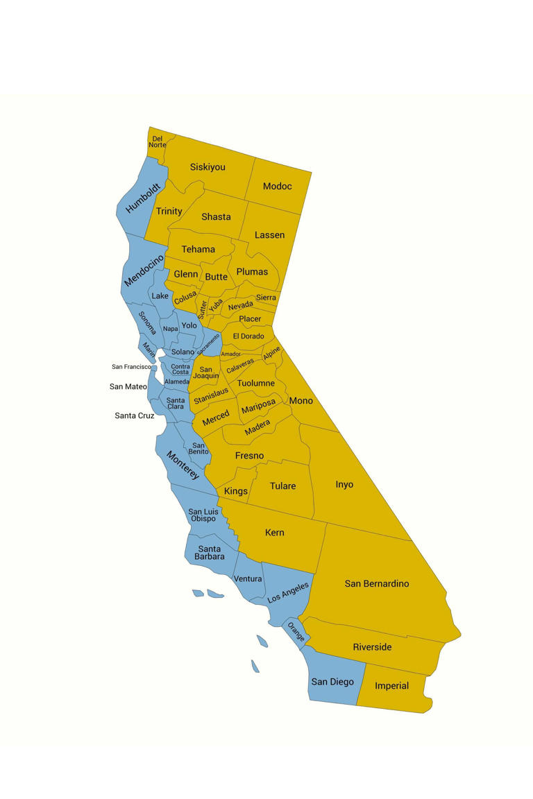 2 California counties to vote on proposal to split state in two