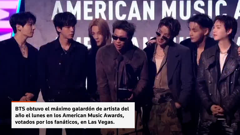 BTS se lleva el máximo galardón en los American Music Awards por ...
