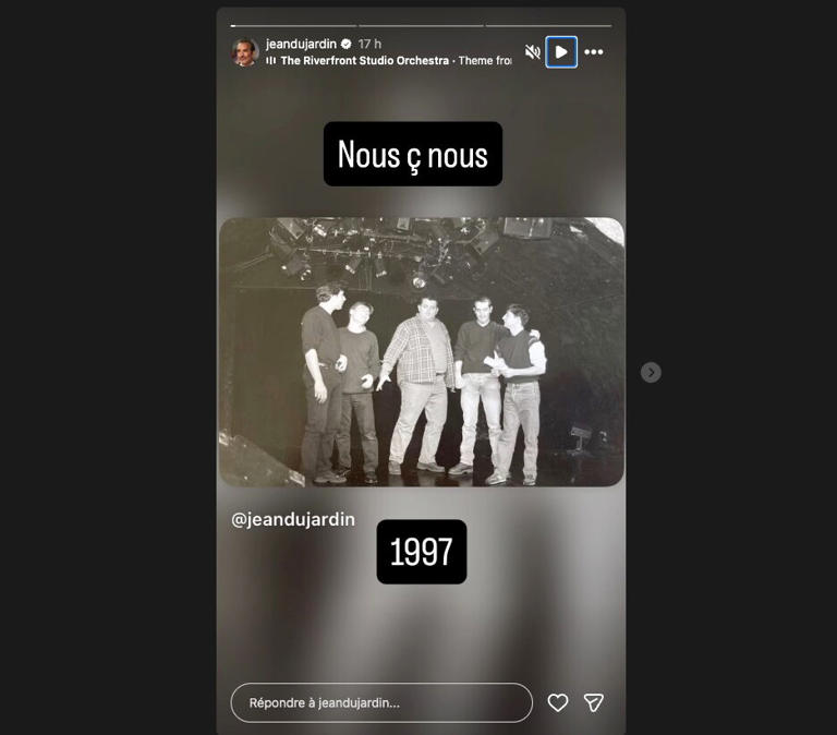 Jean Dujardin : deux mois après la mort de Bruno Salomone, il lui rend ...